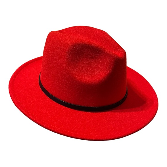 Accessories | Red Fedora | Poshmark